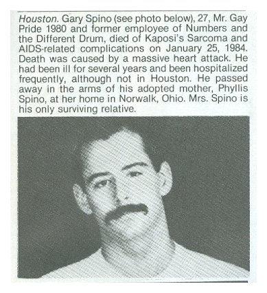 JAN 25 1984 - SPINO GARY