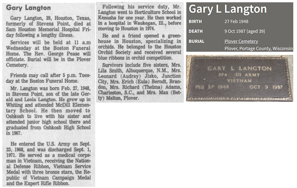 OCT 9 1987 - LANGTON GARY
