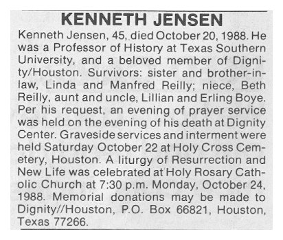 OCT 20 1988 - JENSEN KENNETH