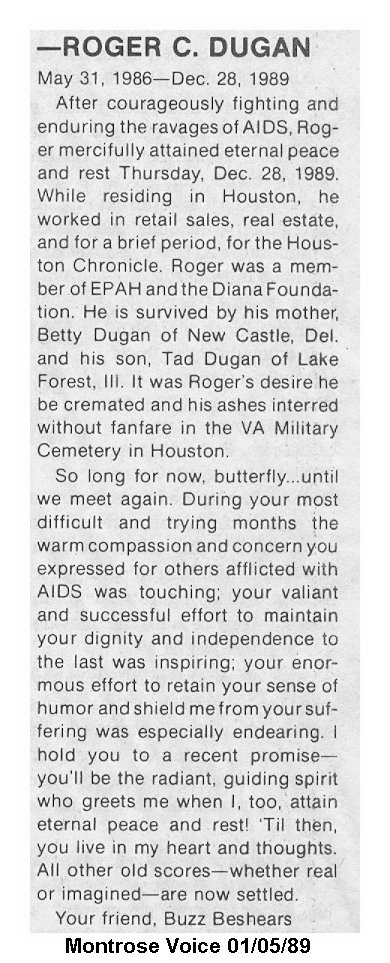 DEC 28 1989 - DUGAN ROGER