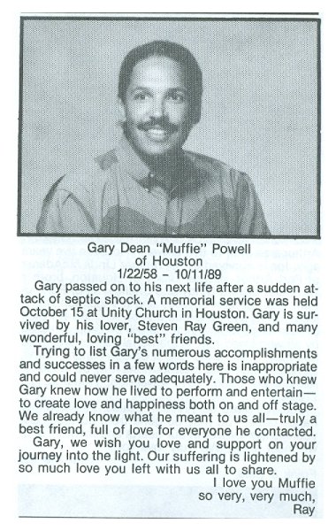 OCT 11 1989 - POWELL GARY