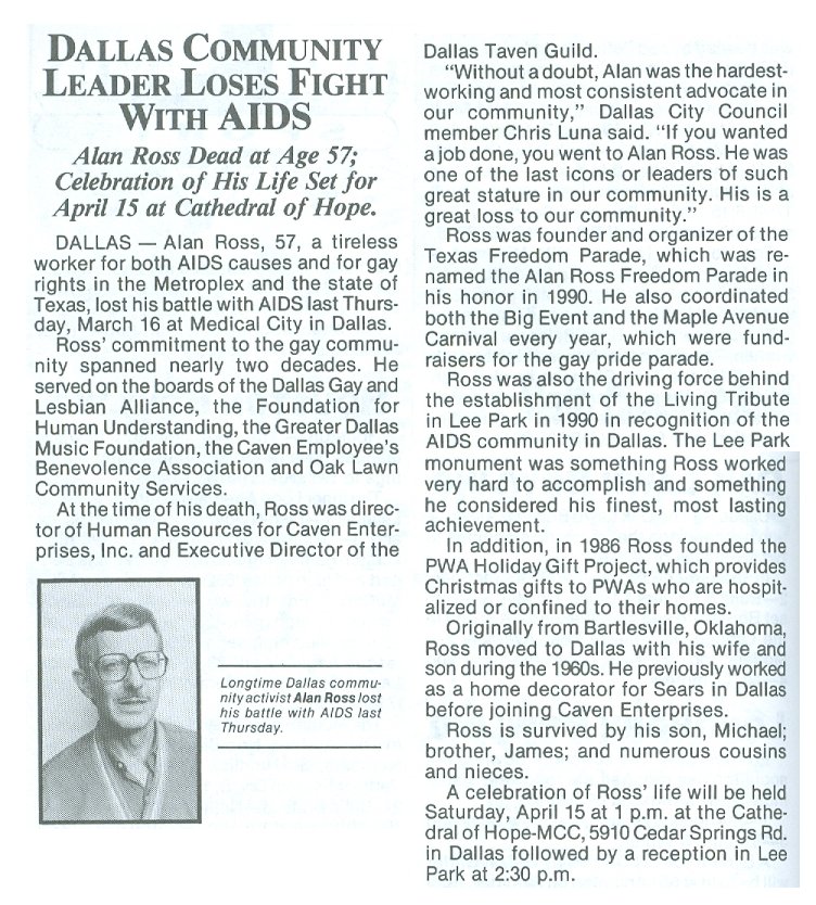 MAR 24 1995 - ROSS ALAN