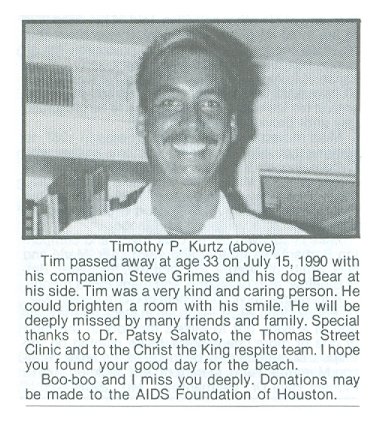 JUL 15 1990 - KURTZ TIMOTHY