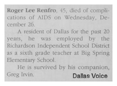 DEC 26 1990 - RENFRO ROGER