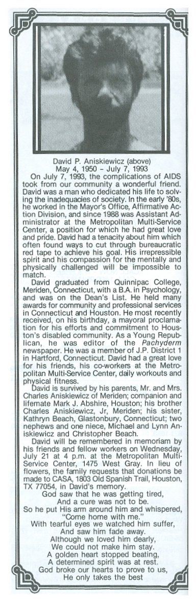 JUL 7 1993 - ANISKIEWICZ DAVID