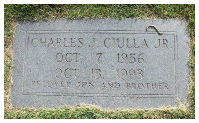 OCT 13 1993 - CIULLA CHARLES