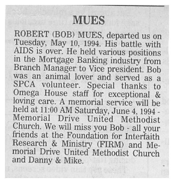 MAY 10 1994 - MUES BOB