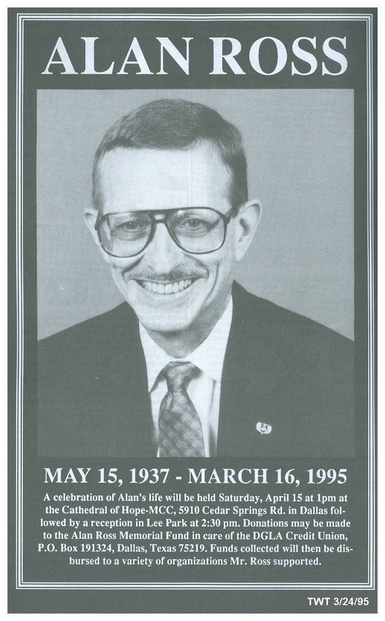 MAR 24 1995 - ROSS ALAN