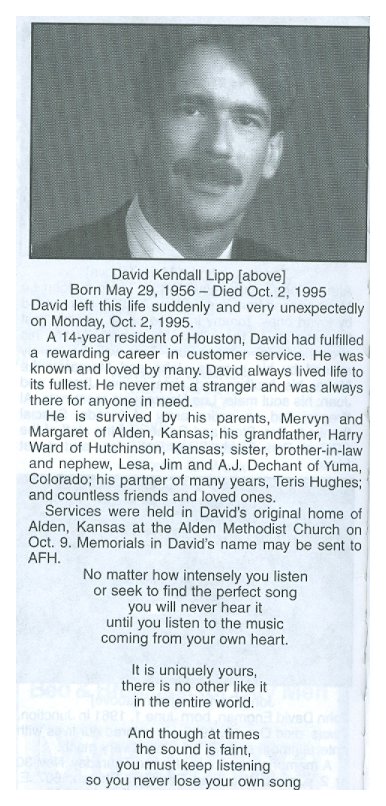 OCT 2 1995 - LIPP DAVID