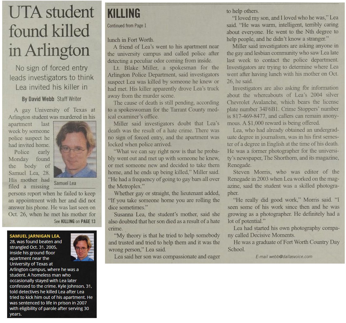 OCT 26 2005 - LEA SAMUEL