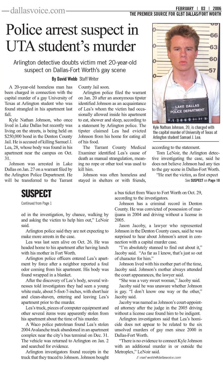 OCT 26 2005 - LEA SAMUEL