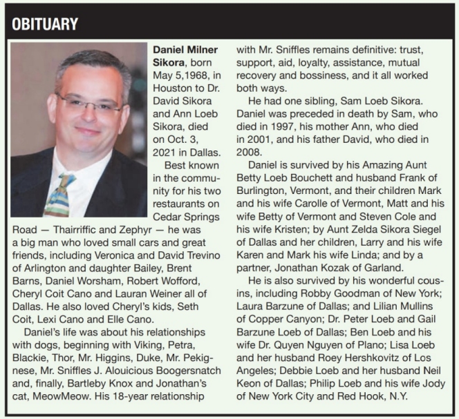 OCT 3 2021 - SIKORA DANIEL